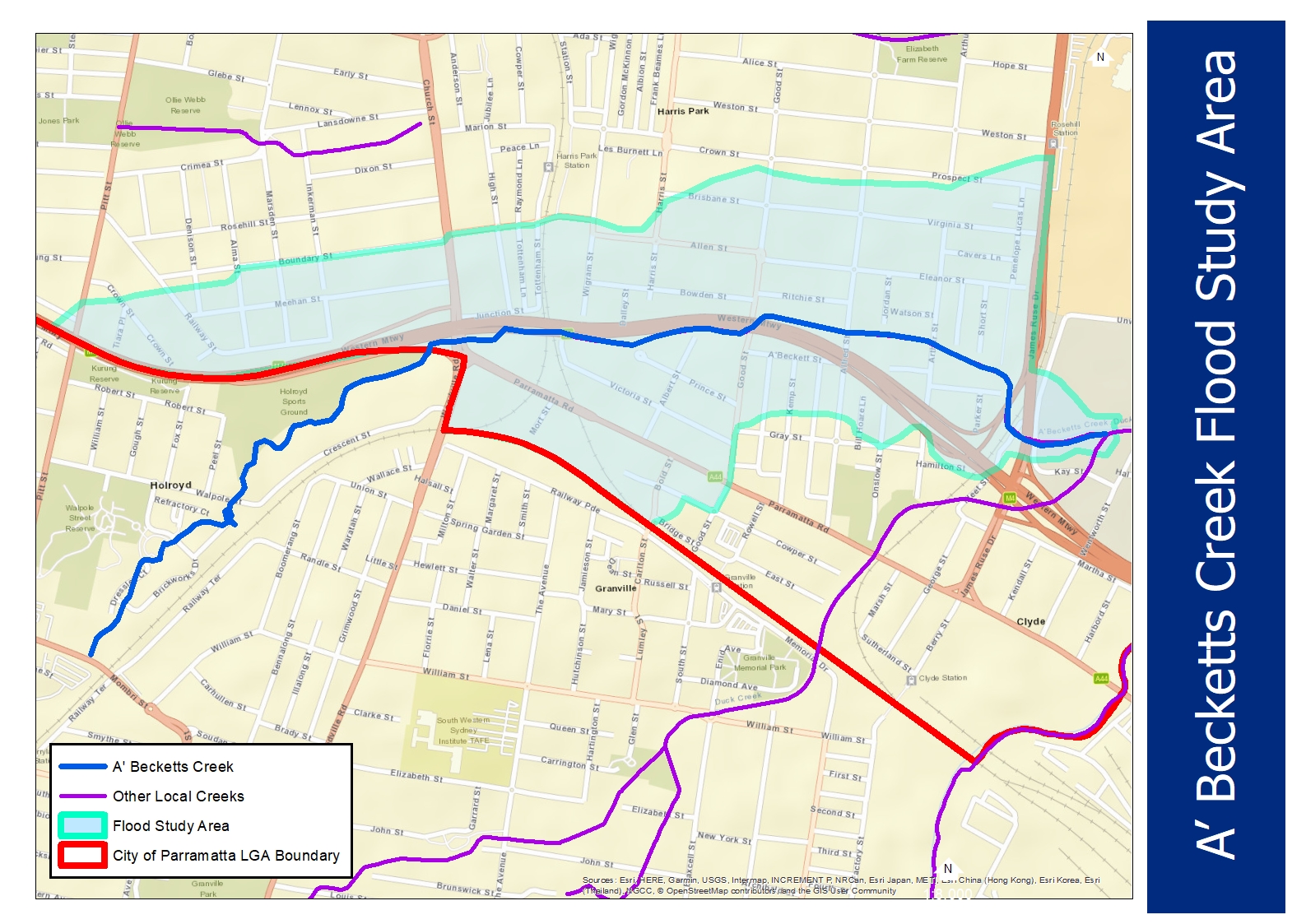A’Becketts Creek flood study | City of Parramatta